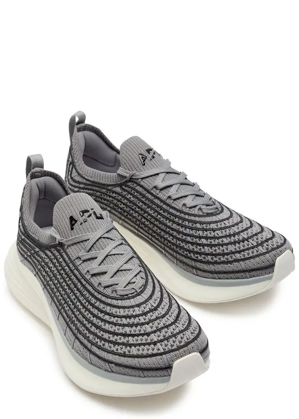 Apl Techloom Zipline Knitted Sneakers - Grey