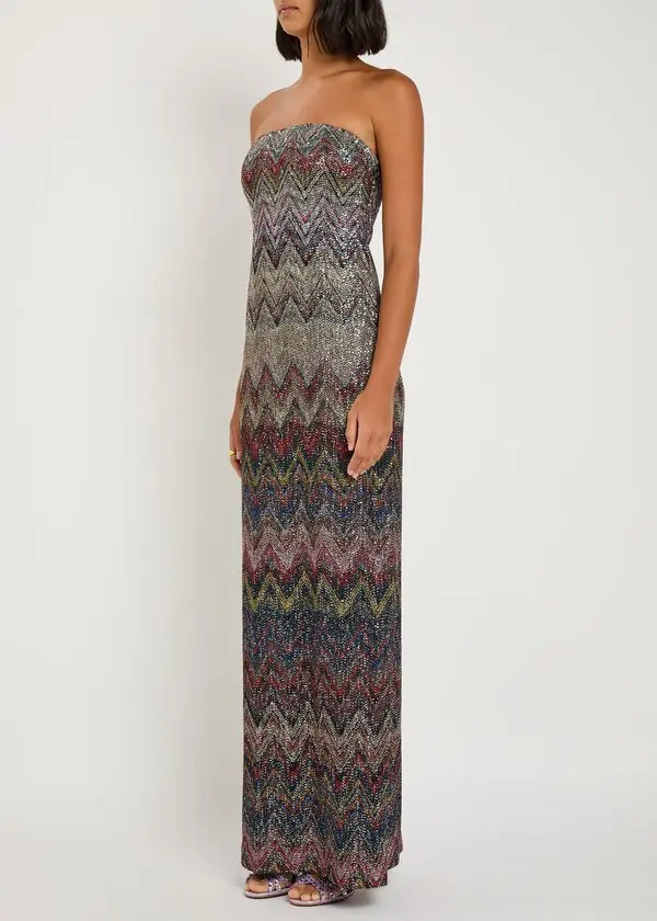missoni zig zag maxi dress Missoni - Zig Zag Lurex Dress
