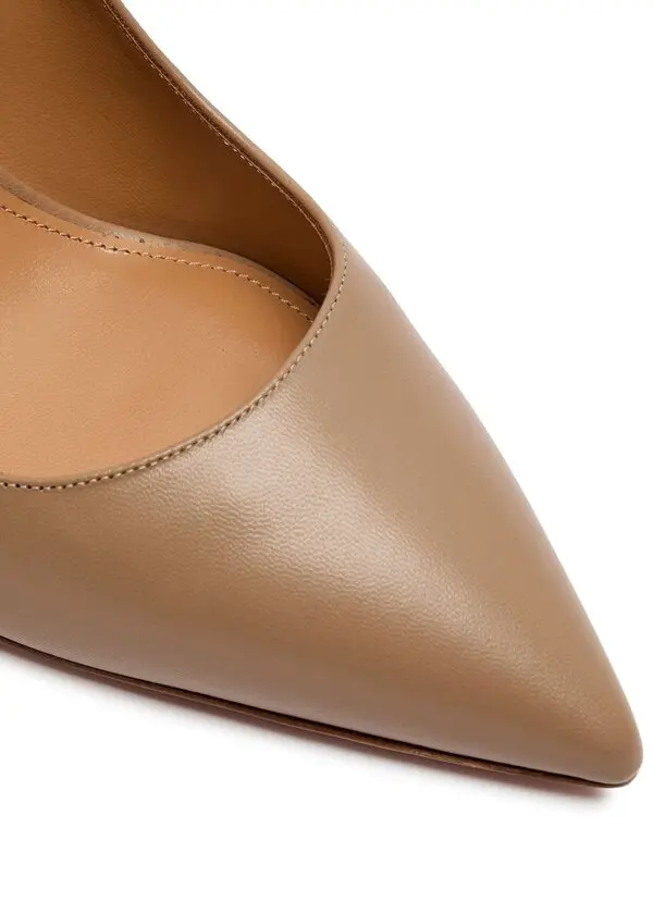 AQUAZZURA Purist 85 Leather Pumps
