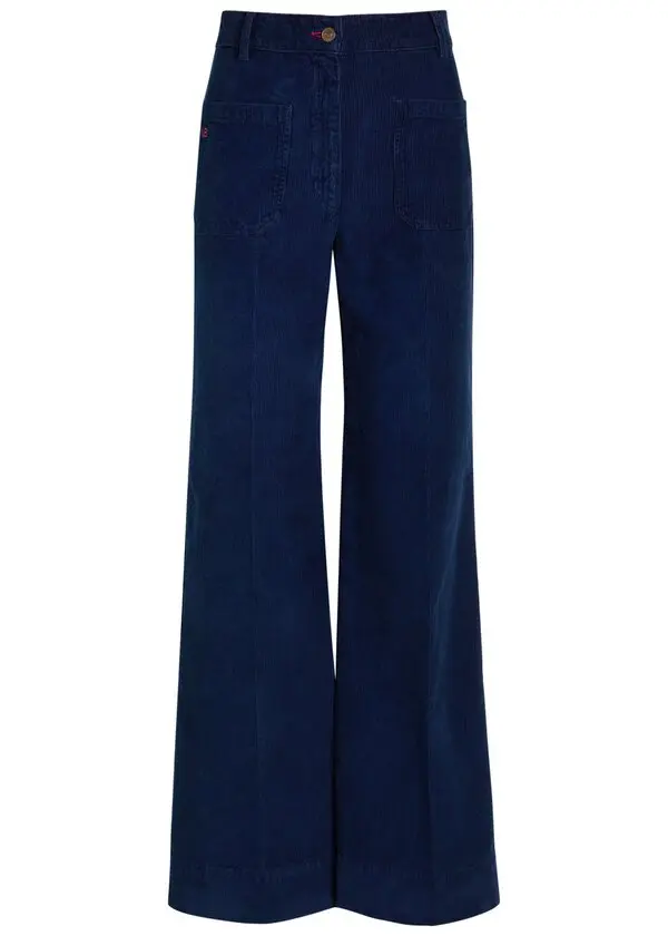 Victoria Beckham Alina Flared-leg Corduroy Jeans