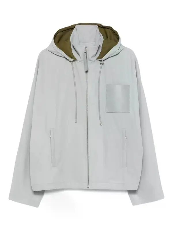 Loewe Hooded Cotton Jacket - Grey