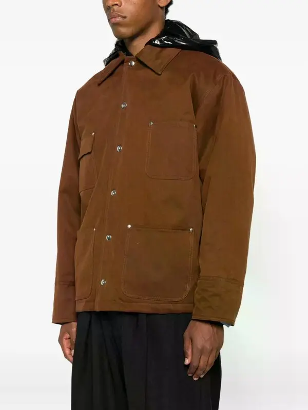 Plan C Hooded Cotton Jacket