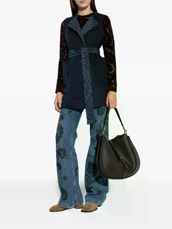 Etro Paisley Trimmed Waistcoat