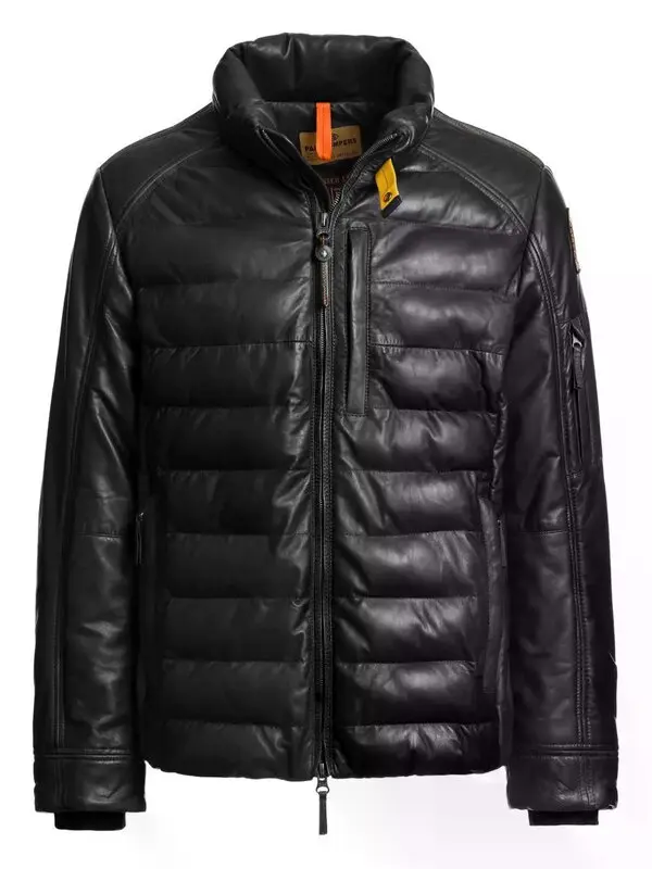 PARAJUMPERS Earnie Quilted Leather Jacket