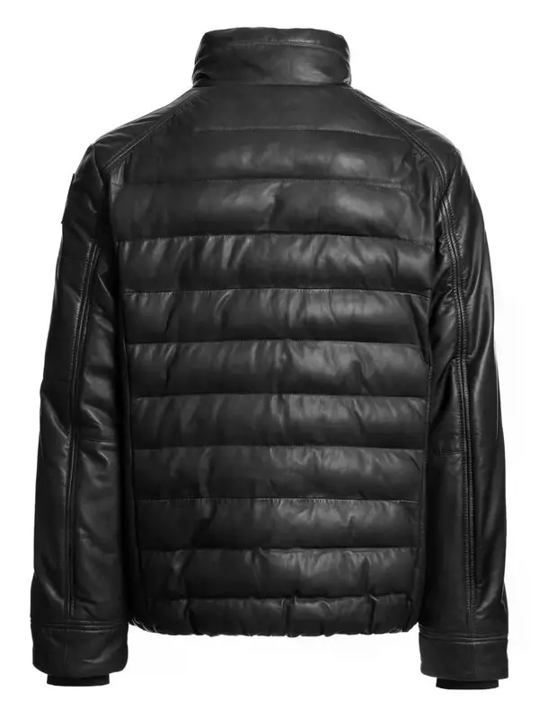 PARAJUMPERS Earnie Quilted Leather Jacket