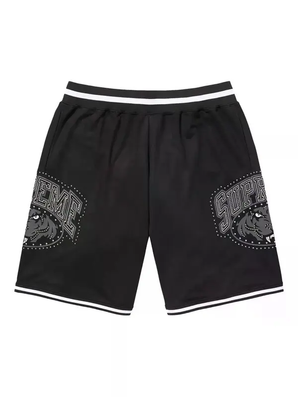 Supreme Stud-embellished Basketball Shorts - Black