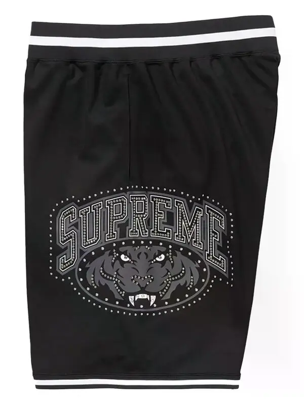 Supreme Stud-Embellished Basketball Shorts - Black | Editorialist