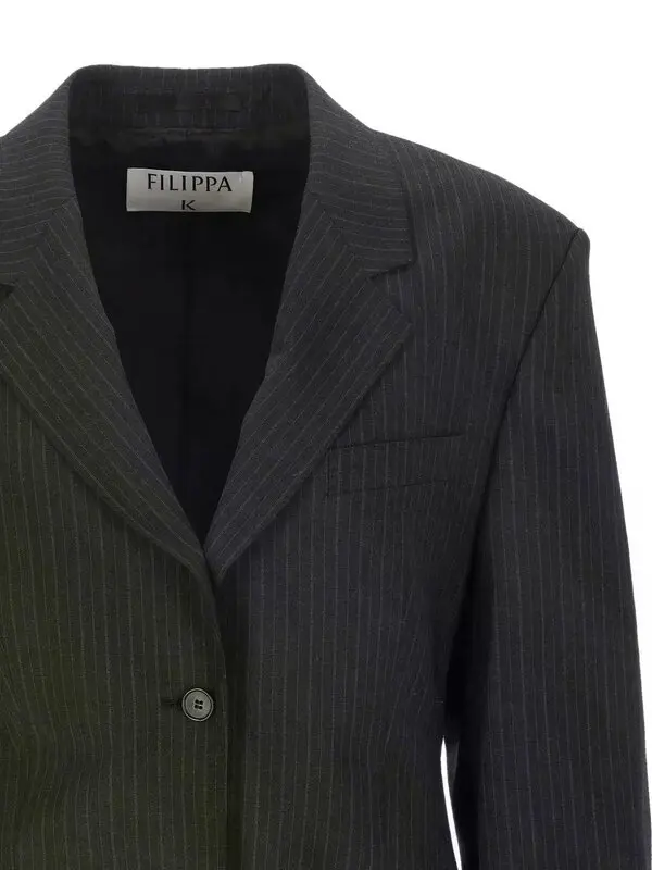 Filippa K Pinstripe Buttoned Jacket