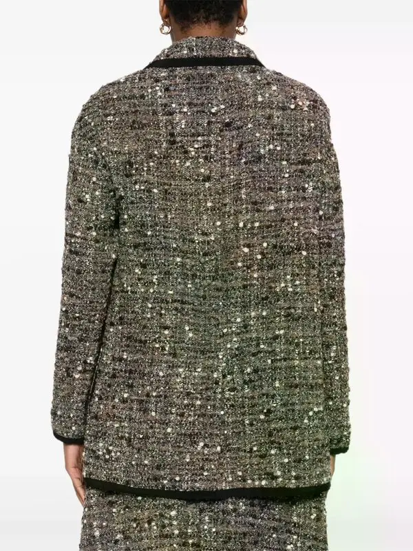 Giambattista Valli Trimmed Tweed Coat