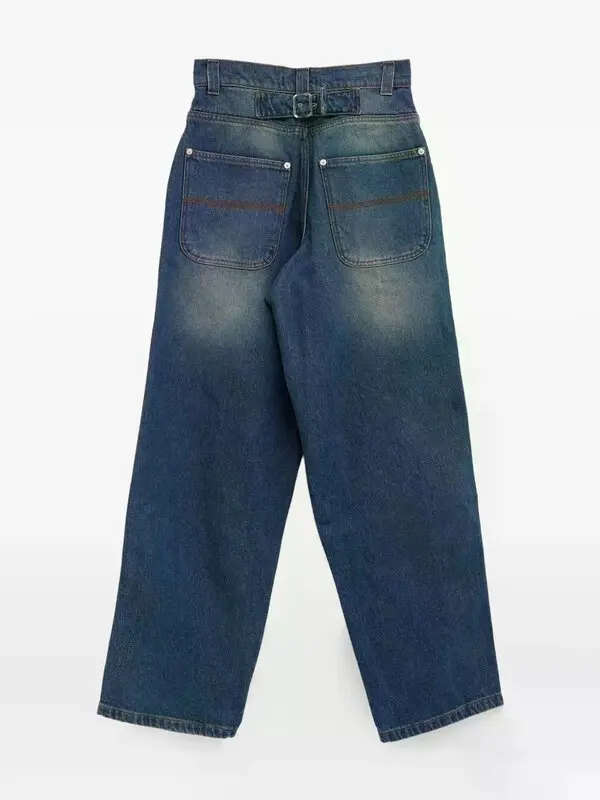 Gimaguas Button-fly Pocket Jeans