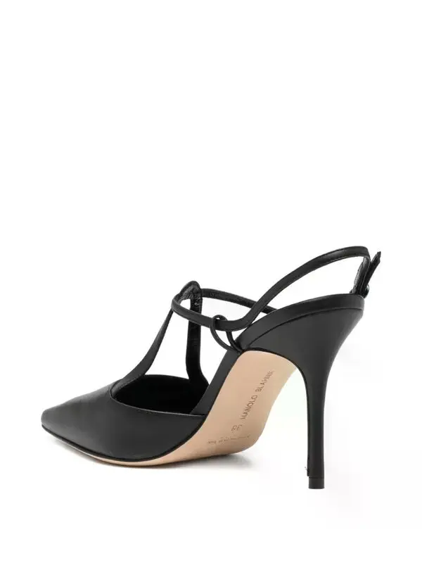 Manolo Blahnik 90mm Minia Pumps - Black