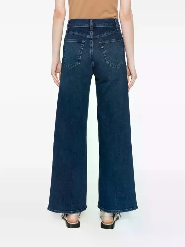 FRAME Le Slim Palazzo Jeans - Blue