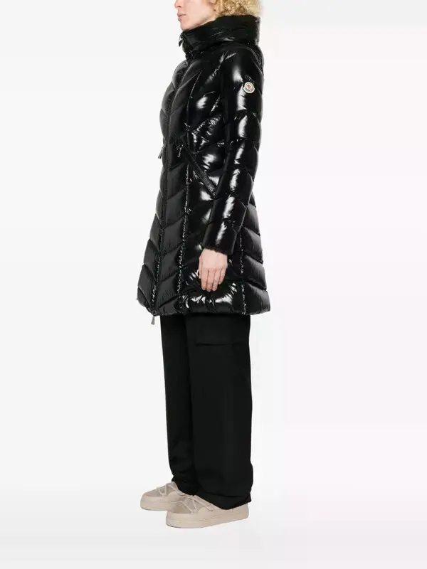 Moncler Chevron-quilted Hooded Puffer Jacket