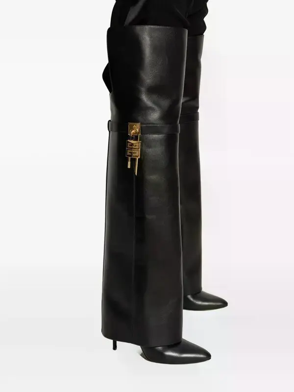 Givenchy 93mm Shark Boots - Black