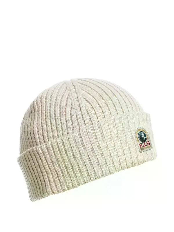 PARAJUMPERS Ribbed Beanie - White