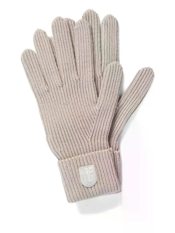 PARAJUMPERS Plain Merino Wool Gloves - Neutrals
