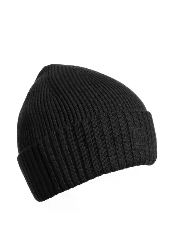 PARAJUMPERS Ribbed-knit Beanie - Black