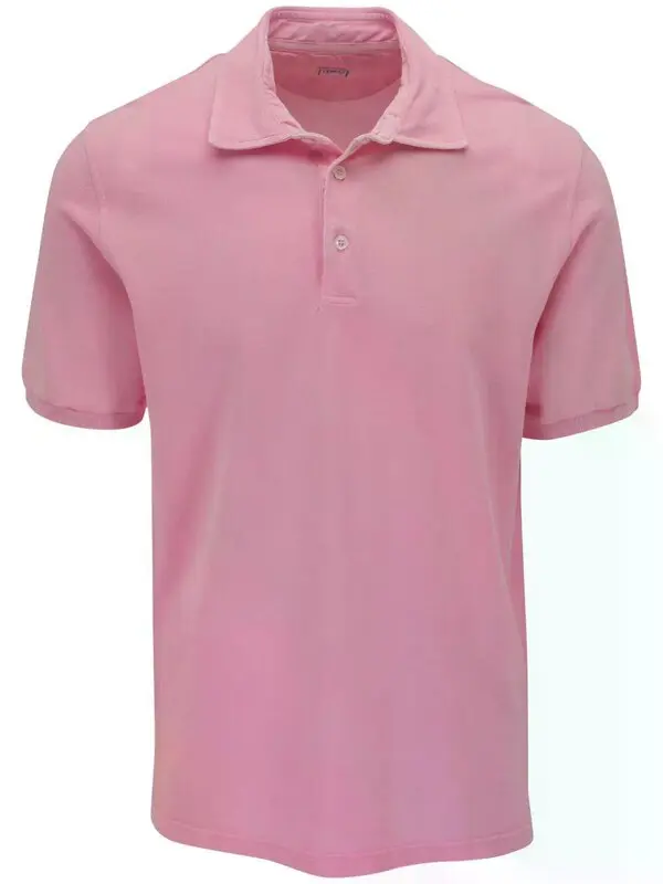 Fedeli Cotton Polo Shirt - Pink