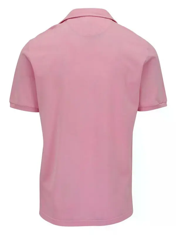 Fedeli Cotton Polo Shirt - Pink