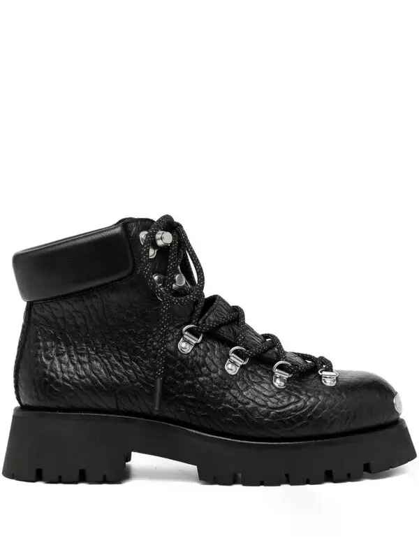 Alexander Wang Leather Combat Boots