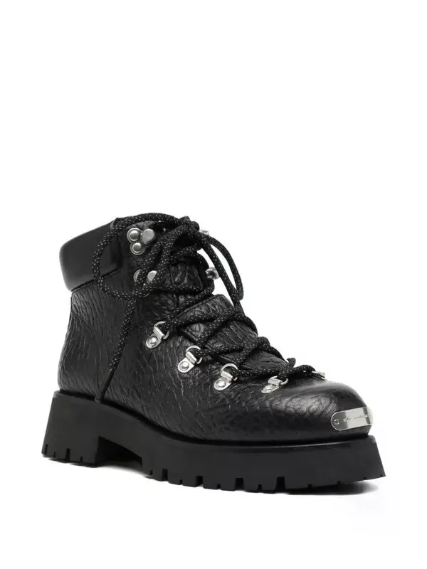 Alexander Wang Leather Combat Boots
