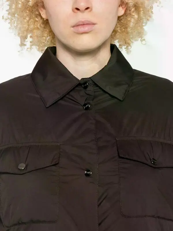 Herno Button-down Quilted Shirt Coat