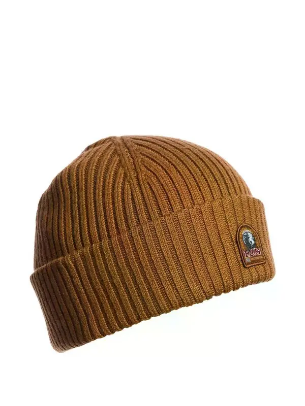 PARAJUMPERS Ribbed Beanie - Brown