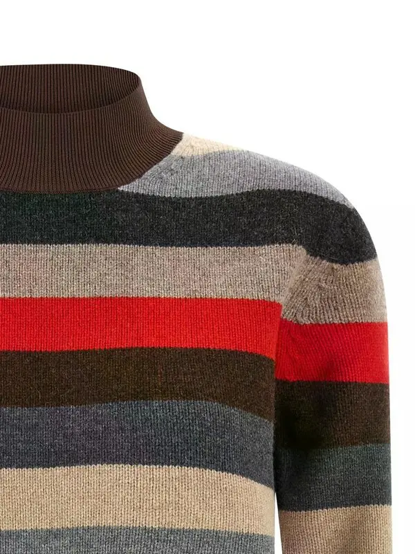 Tory Burch Striped Wool Pullover