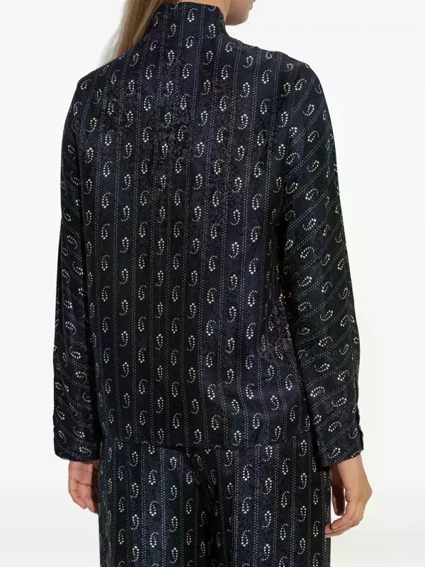 Tory Burch Paisley Print Blouse - Blue