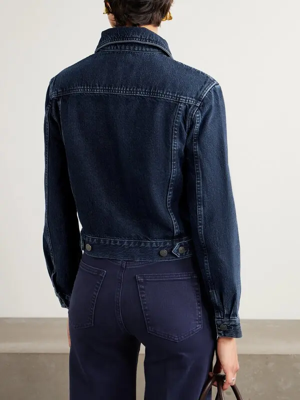 FRAME Sharp Denim Trucker Jacket