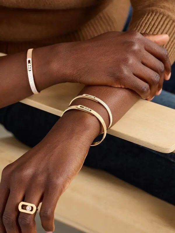 Messika Move Noa Ciselé Diamond Bangle