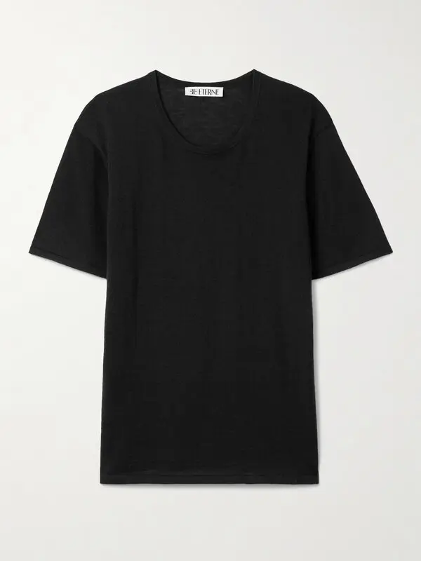 Eterne Boyfriend Cashmere-jersey T-shirt