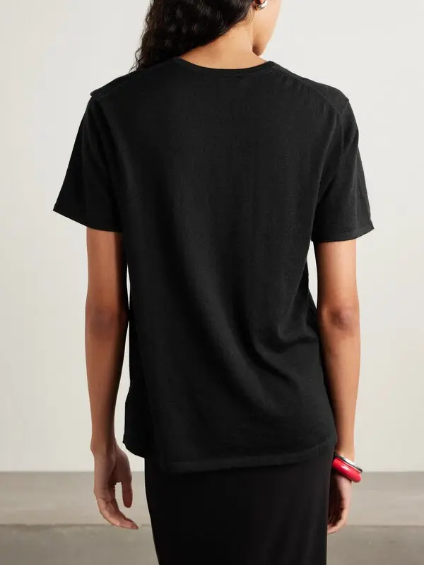 Eterne Boyfriend Cashmere-jersey T-shirt