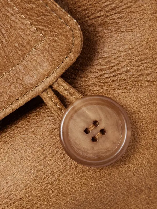 Chloé Double-breasted Shearling Jacket