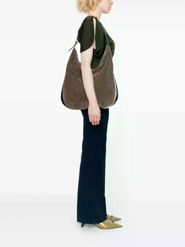 Benedetta Bruzziches Suede Shoulder Bag - Brown
