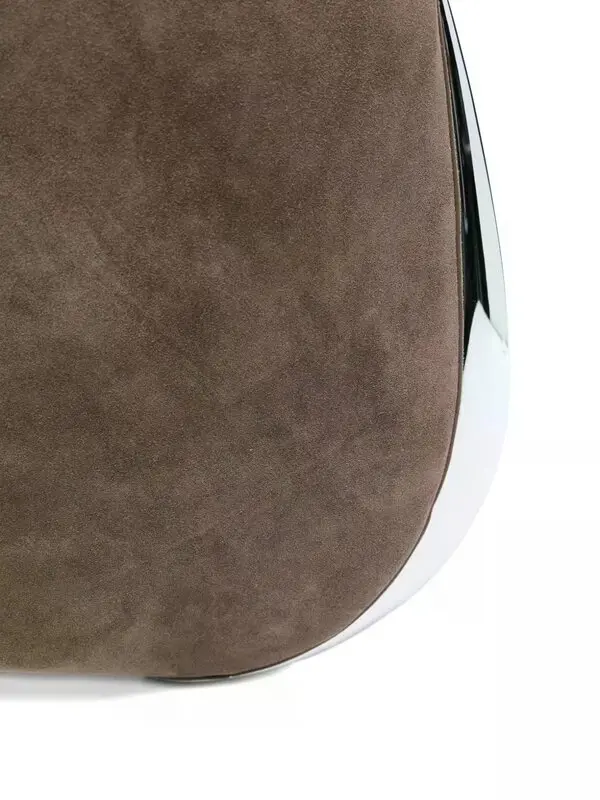 Benedetta Bruzziches Suede Shoulder Bag - Brown