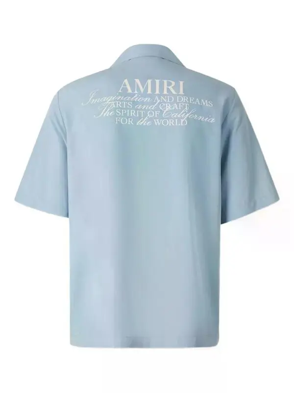 Amiri Logo-patch Short-sleeve Shirt