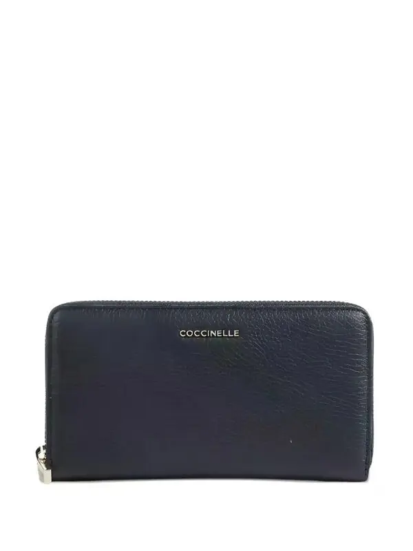 COCCINELLE Zip-around Leather Wallet - Blue