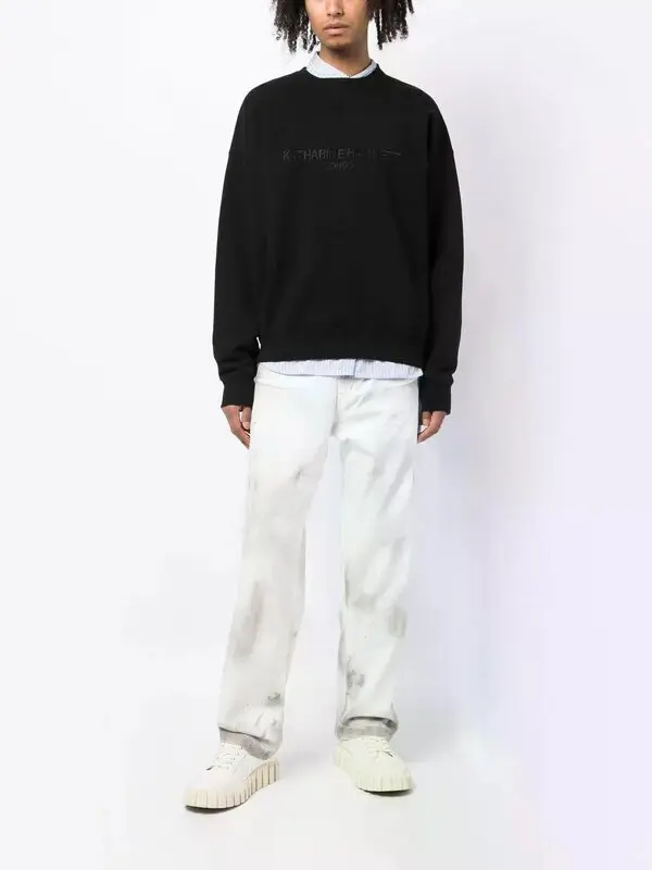 NEIGHBORHOOD Embroidered Logo Cotton Sweatshirt