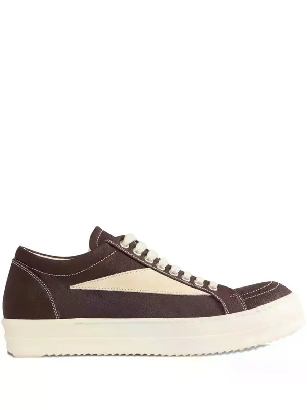 Rick Owens Panelled Lace-up Sneakers