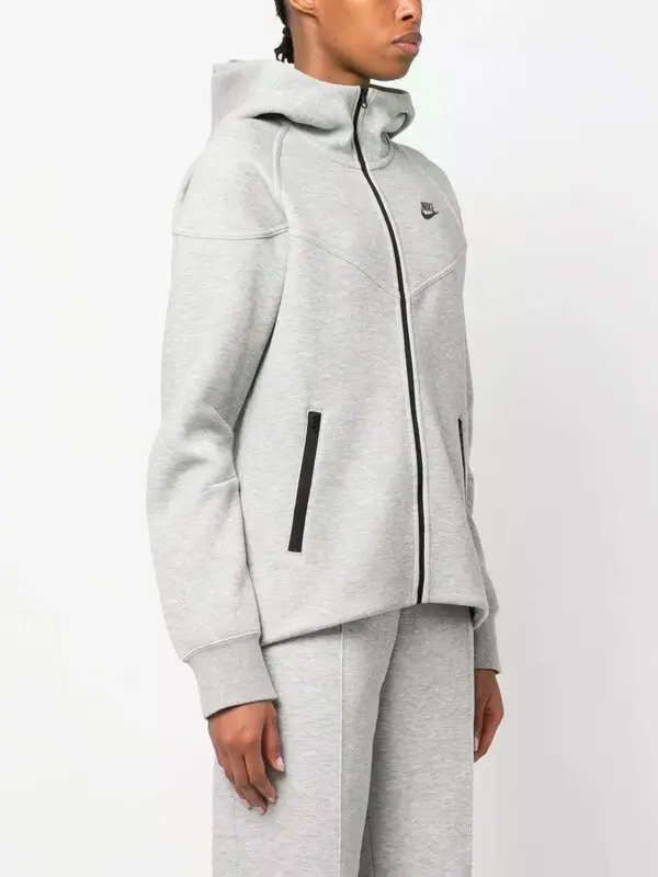 Nike Logo-print Zip-fastening Hoodie