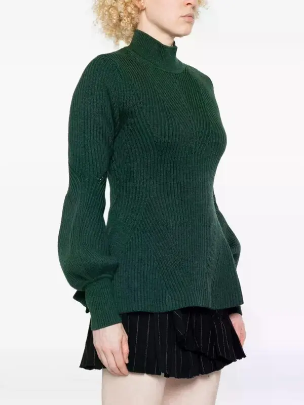 Zimmermann Hypnotic Ribbed Knit Sweater