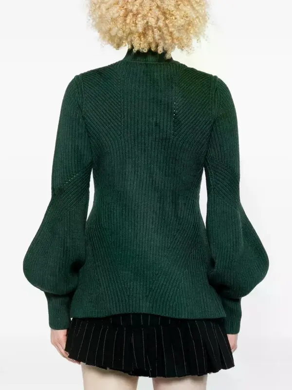 Zimmermann Hypnotic Ribbed Knit Sweater