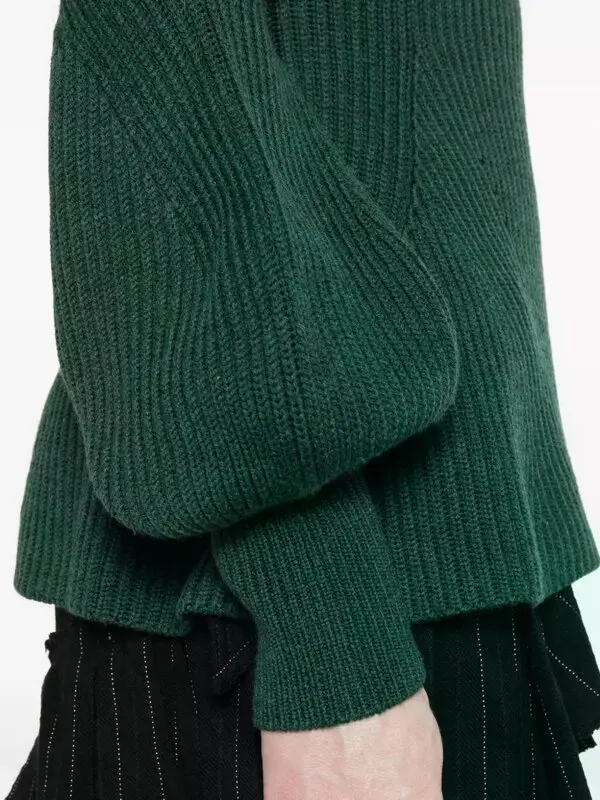 Zimmermann Hypnotic Ribbed Knit Sweater