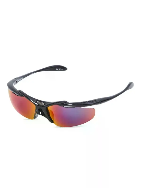 Balenciaga Turbo D-frame Iridescent Sunglasses