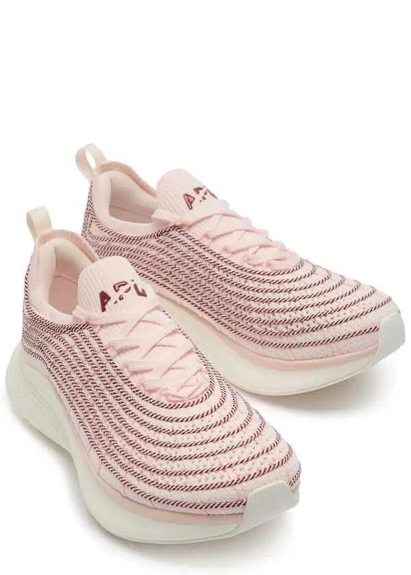 Apl Techloom Zipline Knitted Sneakers - Pink
