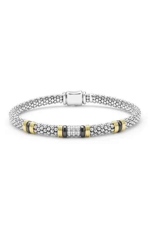 Lagos Diamond Bracelet - Two Tone