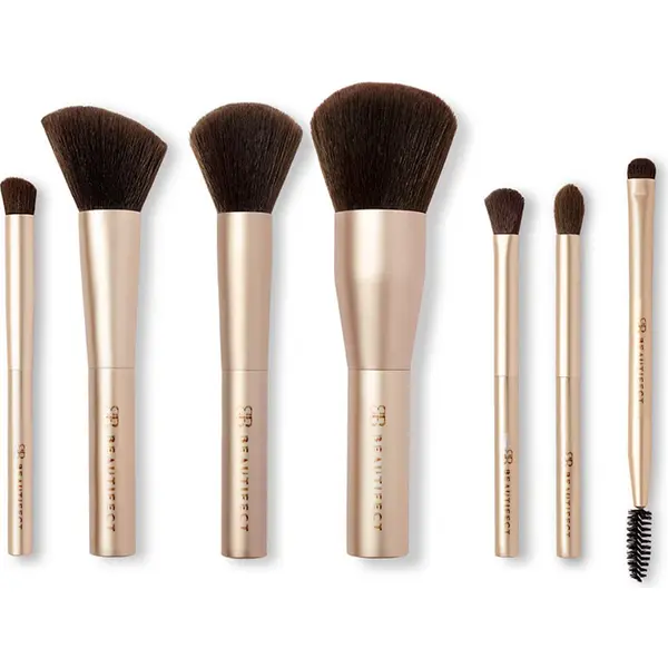 BEAUTIFECT Professional Brush Collection - Gold Finish