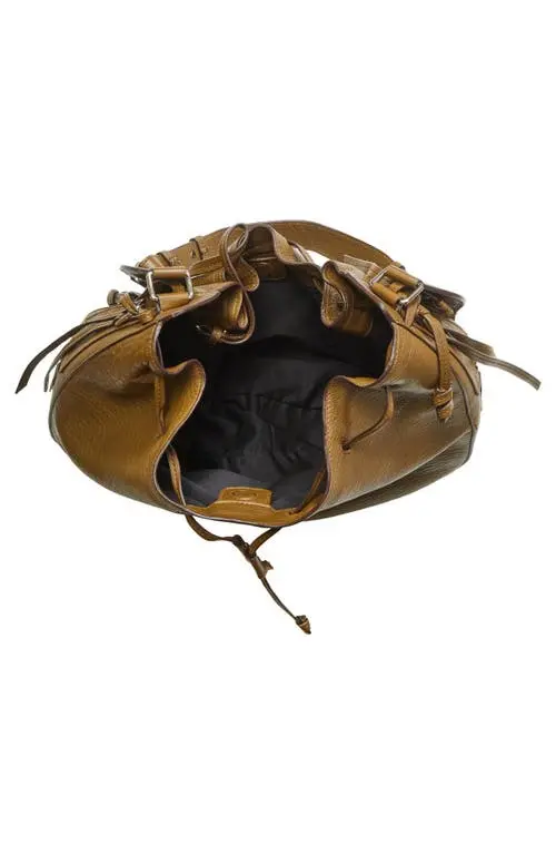 Isabel Marant Étoile Bolton Bubble Pebbled Lambskin Leather Hobo Bag