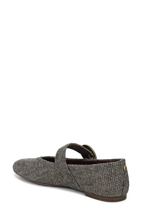 CIRCUS NY BY SAM EDELMAN Bella Herringbone Mary Jane Flat - Black Multi